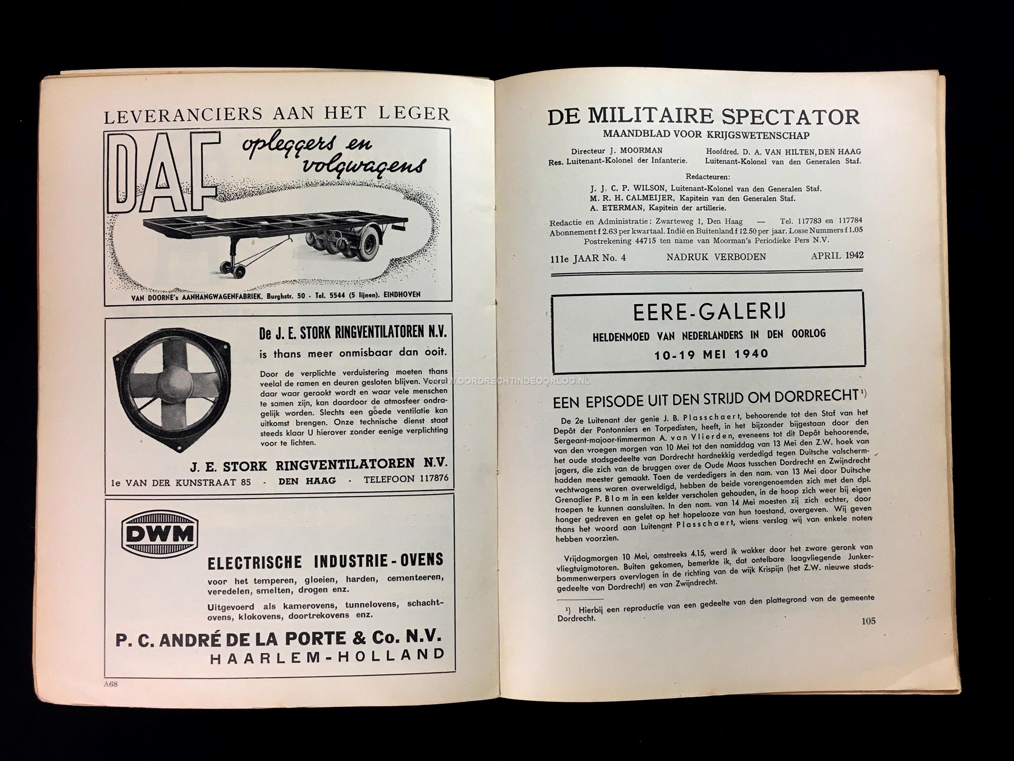 Boeken met betrekking tot de Tweede Wereldoorlog in Dordrecht